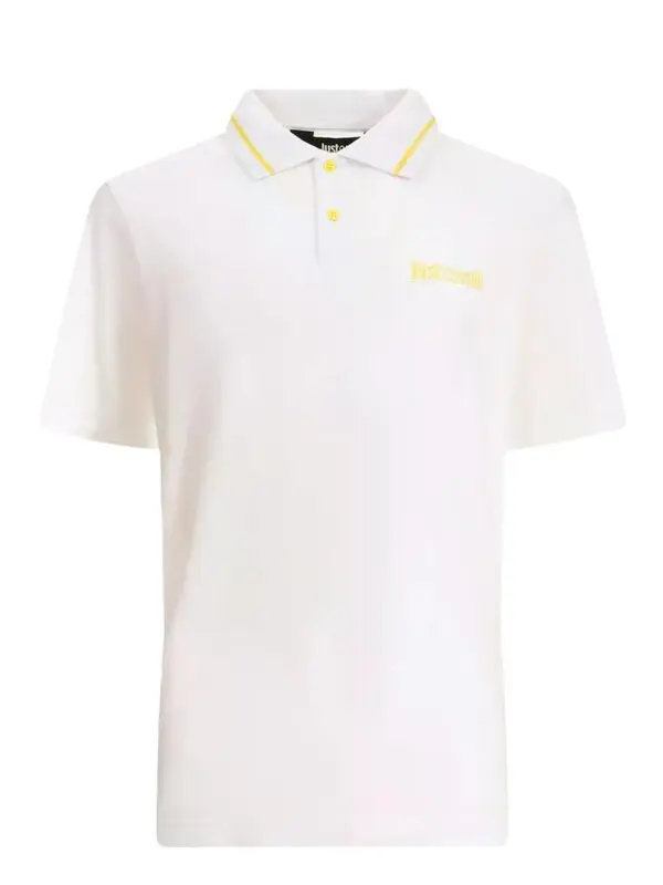 Just Cavalli Logo-detail Polo Shirt - White