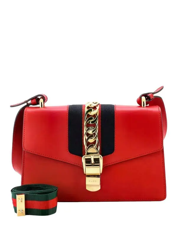 Gucci Sylvie Small Shoulder Bag - Red