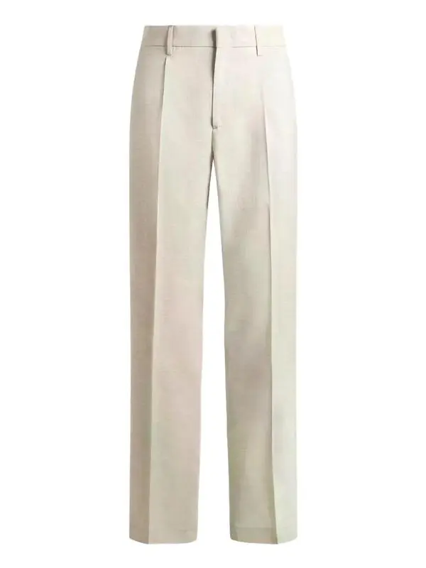 Etro Pleated Wide-leg Trousers - Neutrals
