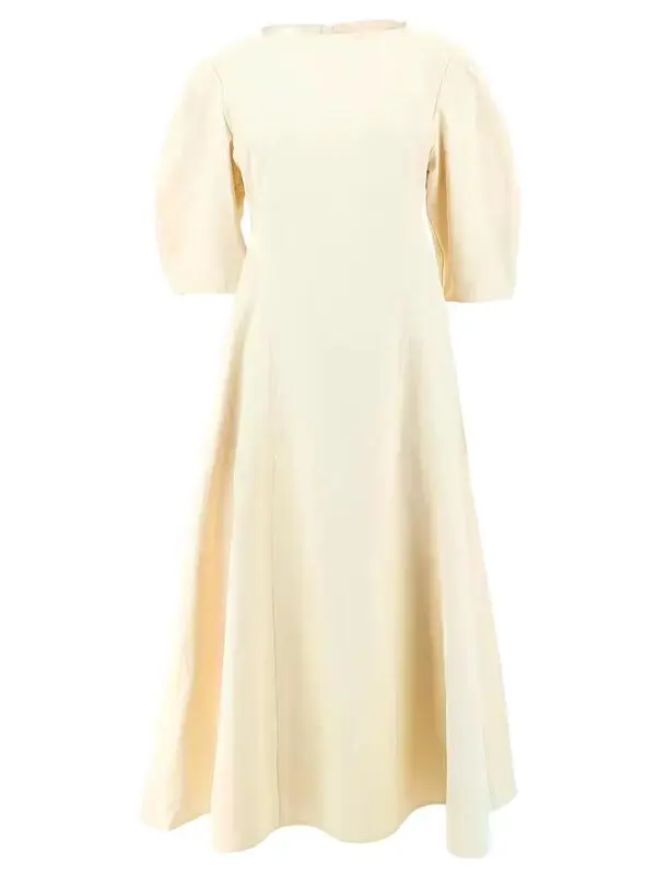 JIL SANDER Linen Midi Dress - Neutrals