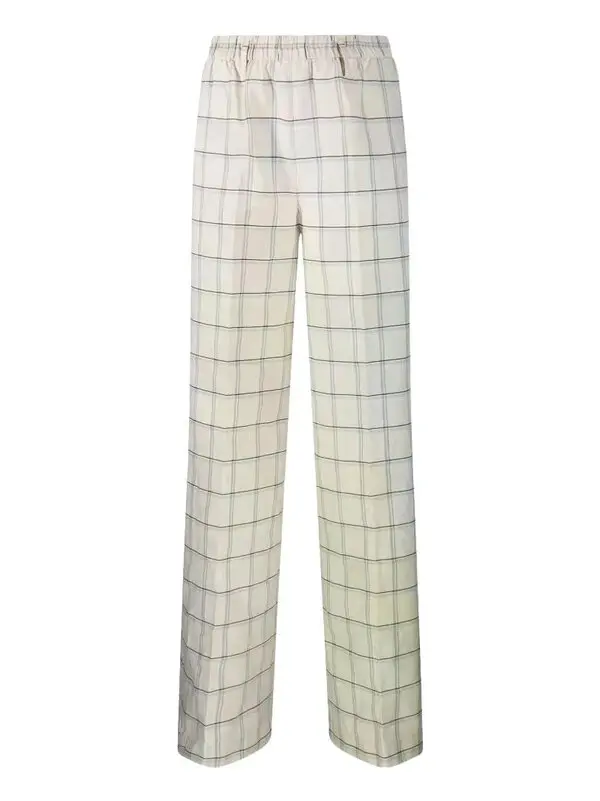 FORTE_FORTE Elasticated-waist Trousers - Neutrals