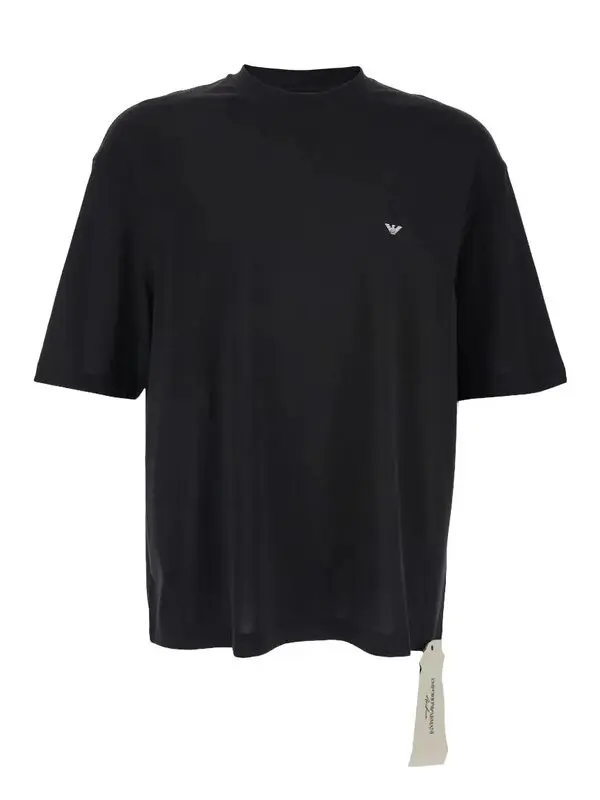 Emporio Armani Logo-detail T-shirt - Black