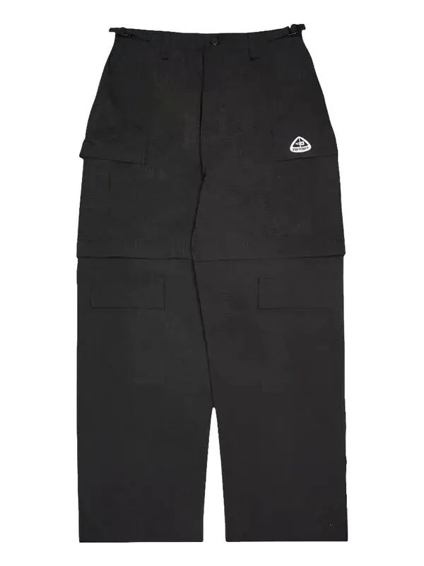 GV GALLERY Cargo-pocket Loose-fit Trousers - Black