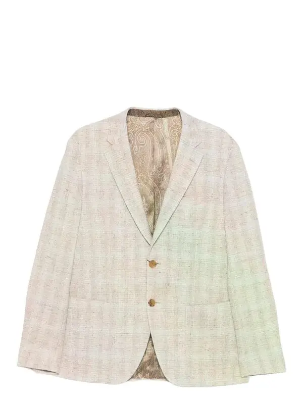 Etro Button-up Blazer - Neutrals