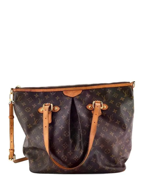 LOUIS VUITTON Palermo Handbag Monogram Canvas Gm Tote Bag - Brown