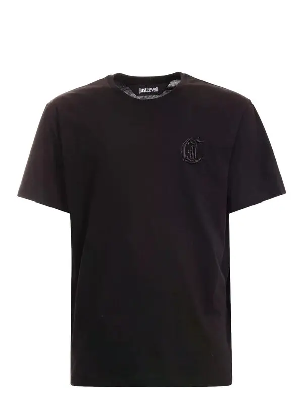 Just Cavalli Logo-detail T-shirt - Black