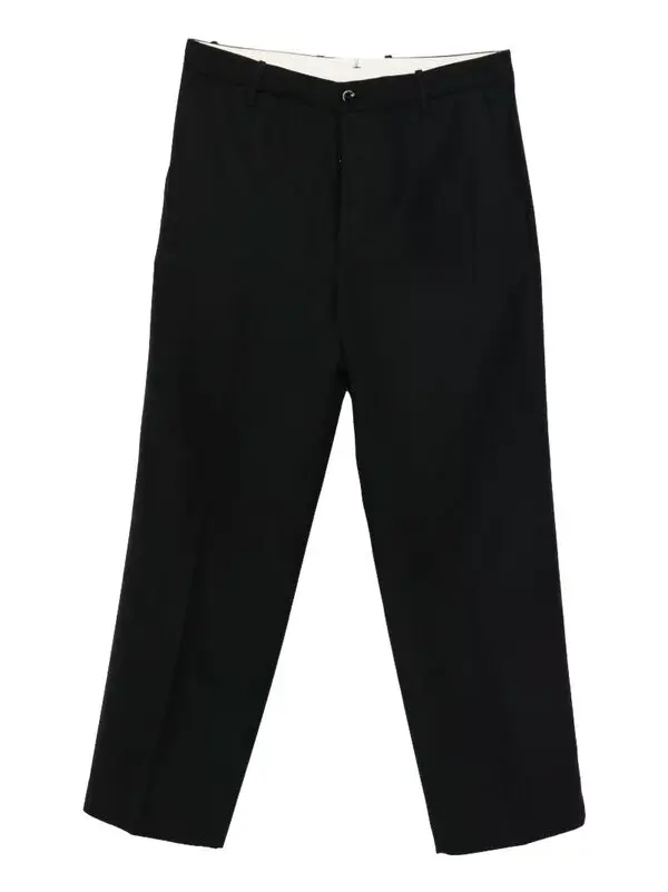 NINE:INTHE:MORNING Apollon Textured Trousers - Black