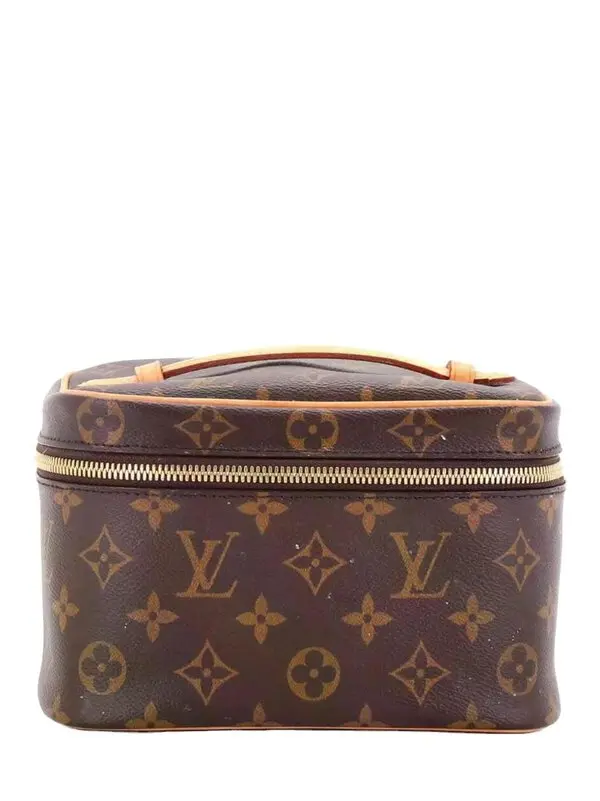LOUIS VUITTON Monogram Canvas Mini Vanity Case Pouch - Brown