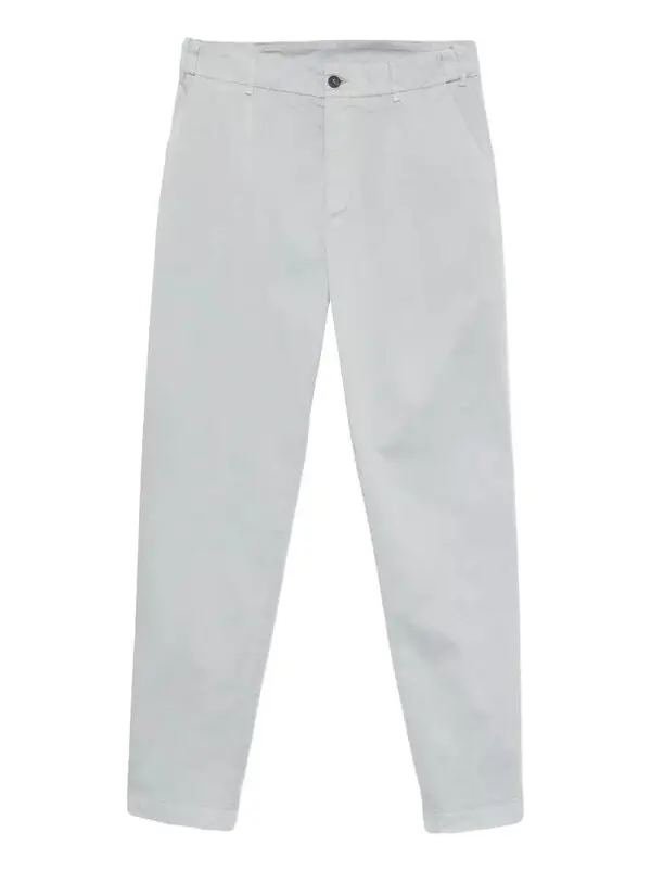 Eleventy Buttoned Tapered Trousers - Grey
