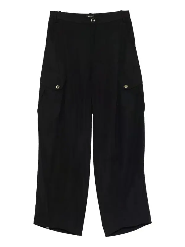 Pinko Rosalin Cargo Trousers - Black