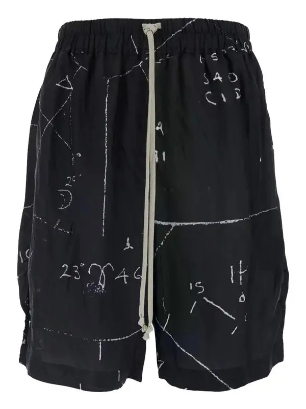 Rick Owens Drawstring-fastening Shorts - Black