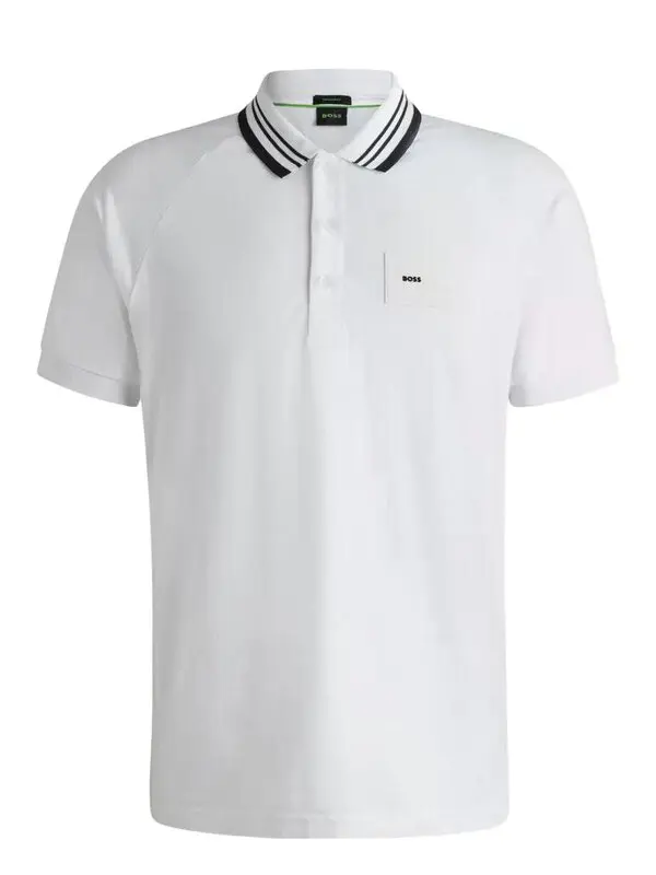 BOSS Paddy Polo Shirt - White