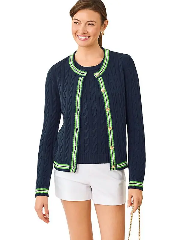 Lilly Pulitzer® Brockton Cardigan - Navy