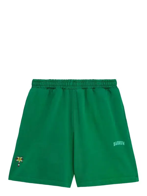 BARROW Logo Shorts - Green