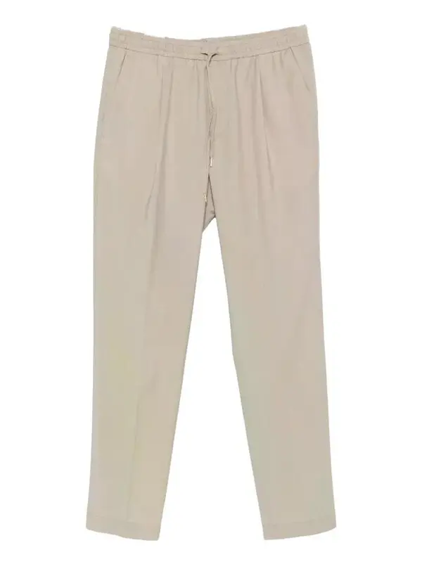BRIGLIA 1949 Drawstring Tailored Trousers - Neutrals