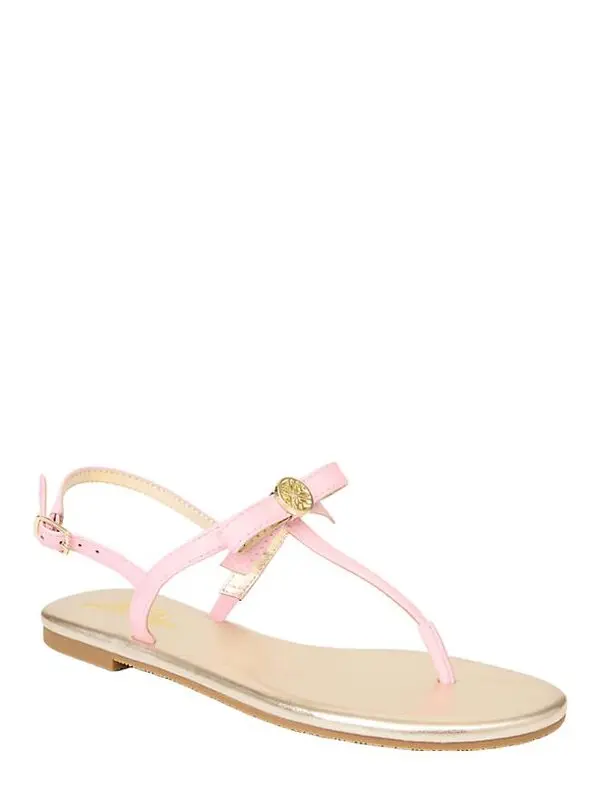 LILLY PULITZER Teighen Bow Sandal - Pink Muse