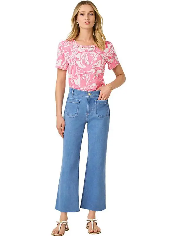 LILLY PULITZER Harleen High Rise Crop Jean - Rosanna Wash