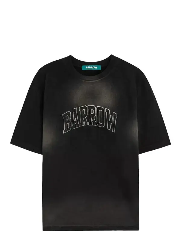 BARROW Logo Short-sleeve T-shirt - Black