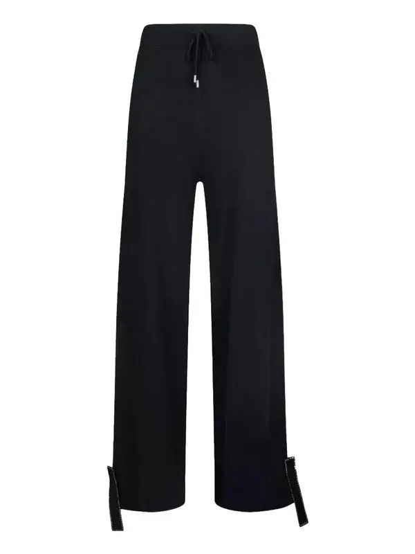 Liu Jo Beaded Knitted Trousers - Black