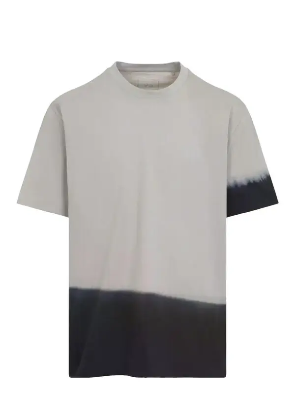 Y3 Tie Dye-print T-shirt - Brown