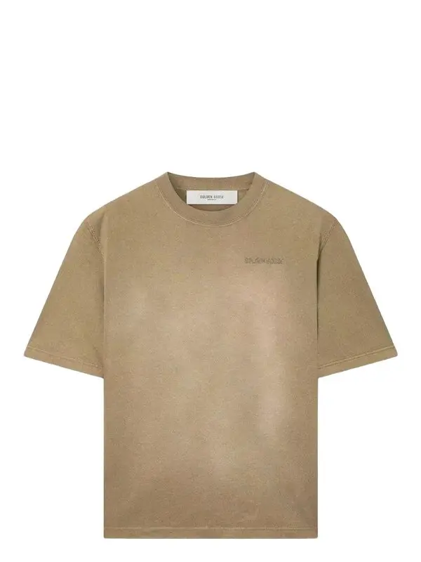 GOLDEN GOOSE Crew-neck T-shirt - Neutrals