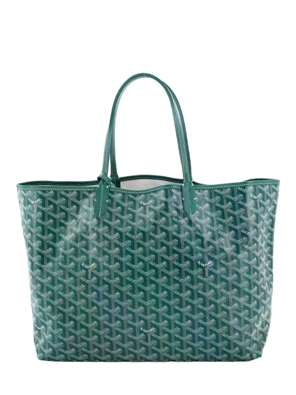 Goyard Saint Louis Coated Canvas Pm Tote Bag - Green