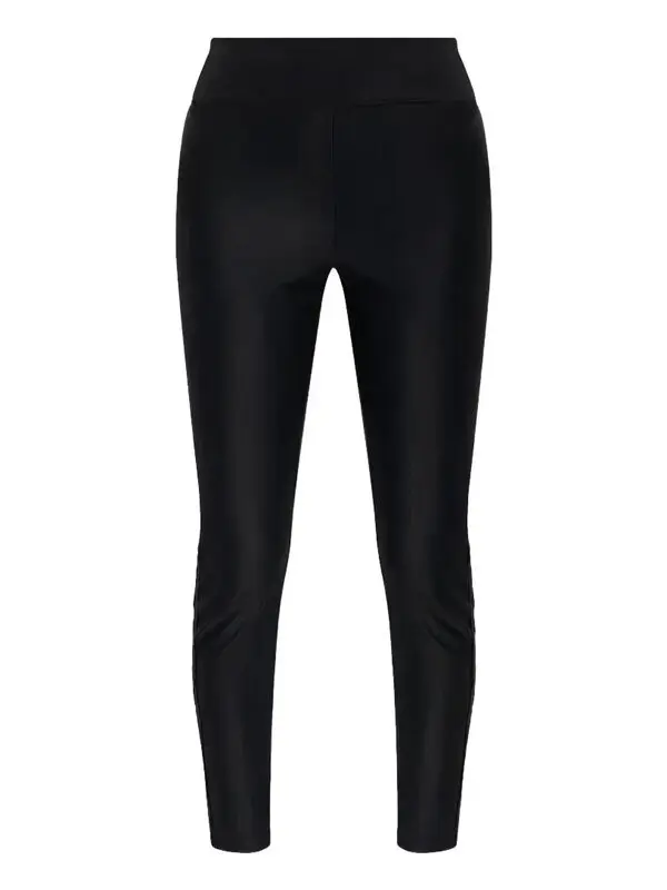 Versace Logo-tape Leggings - Black
