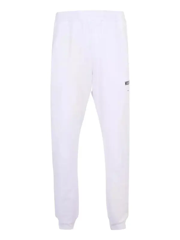 Moschino Logo Track Pants - White