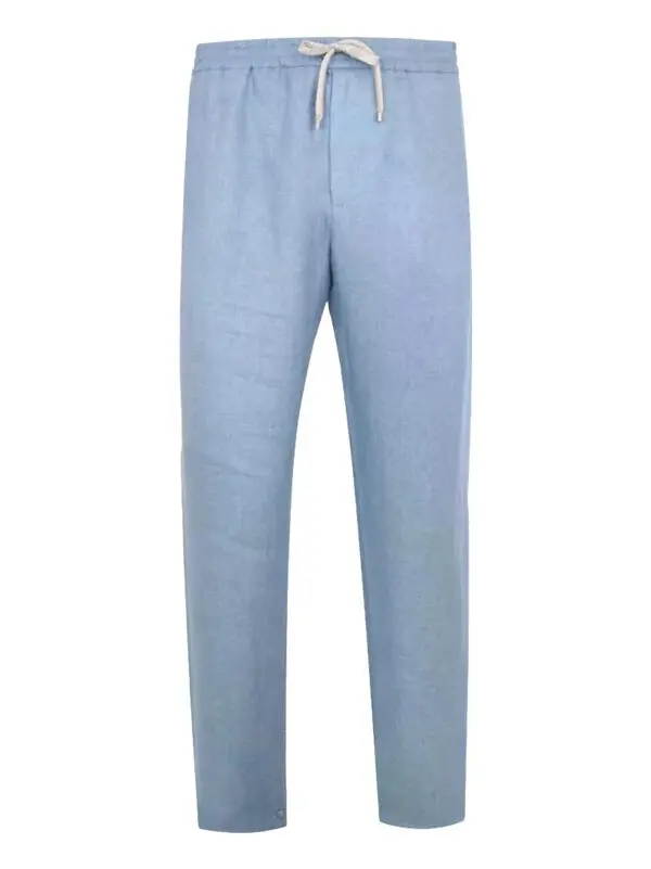 Agnona Drawstring Trousers - Blue