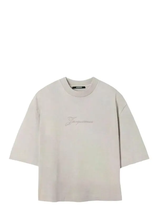 Jacquemus Cropped Pigmento T-shirt - Neutrals