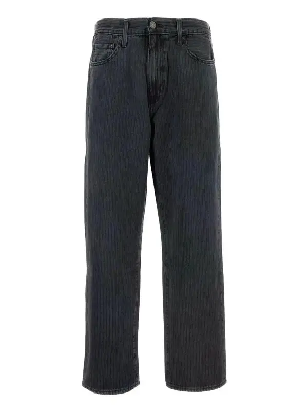 LEVI'S Pinstripe Wide-leg Jeans - Black