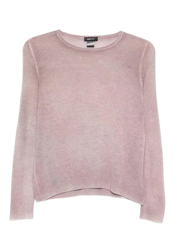 Avant Toi Crew Neck Knitwear - Pink
