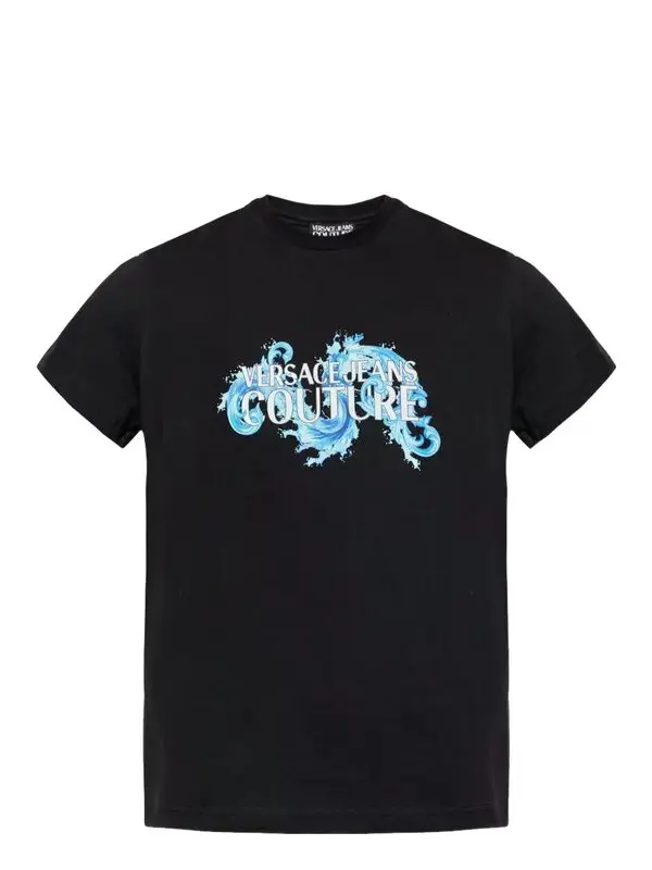 Versace Graphic-print T-shirt - Black