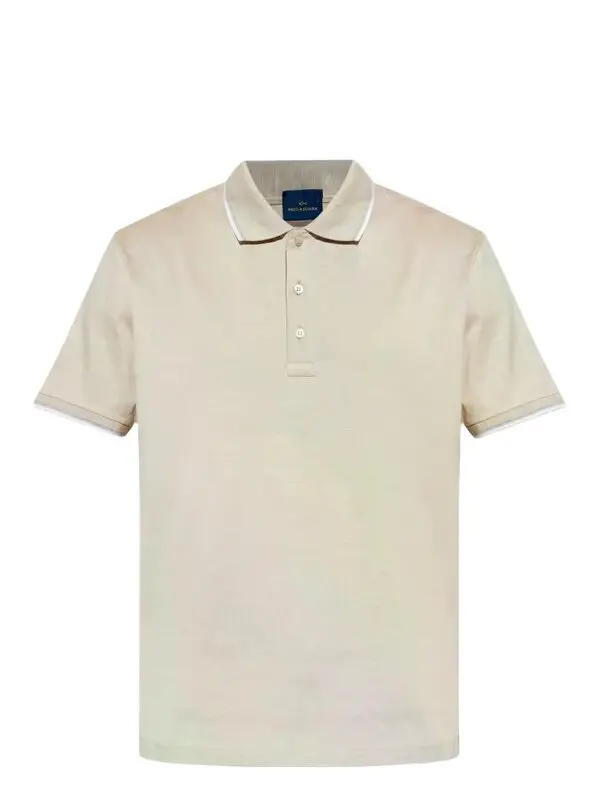Paul & Shark Button-collared Polo Shirt - Neutrals