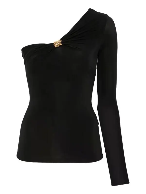 Elisabetta Franchi One-shoulder Top - Black
