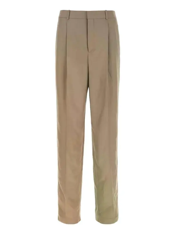 Saint Laurent Cashmere Trousers - Neutrals