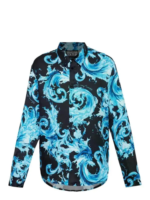 Versace Patterned Shirt - Black