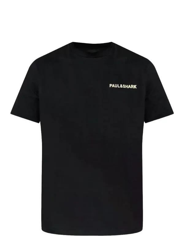 Paul & Shark Logo-detail T-shirt - Black