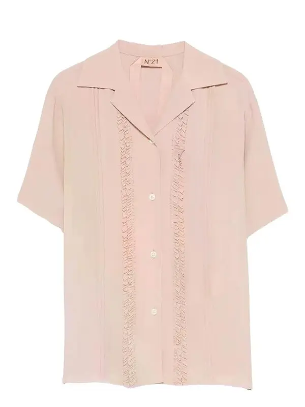 N°21 Ruffled Shirt - Pink