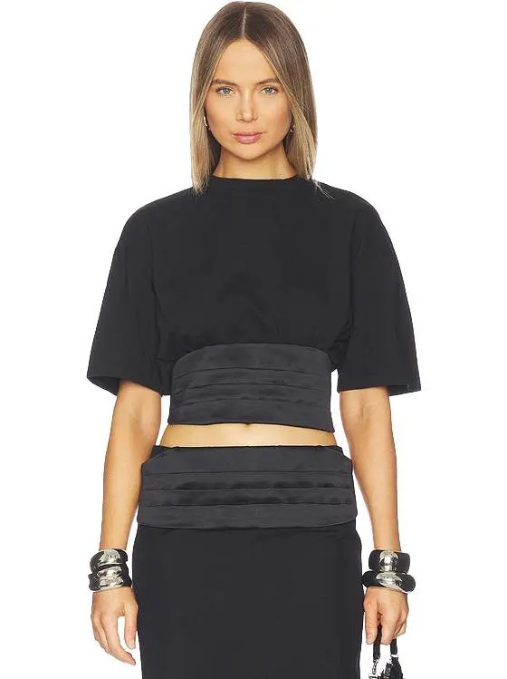 AREA Tuxedo T-shirt - Black