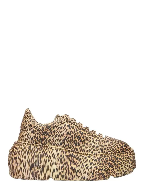 Casadei Nexus Leopard-print Sneakers - Brown