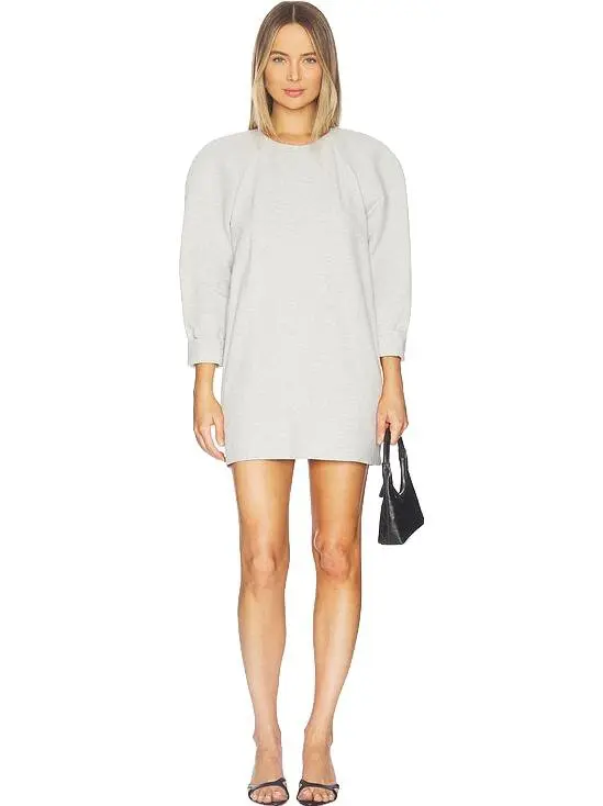 Norma Kamali Bomber 1980s Mini Dress - Light Grey