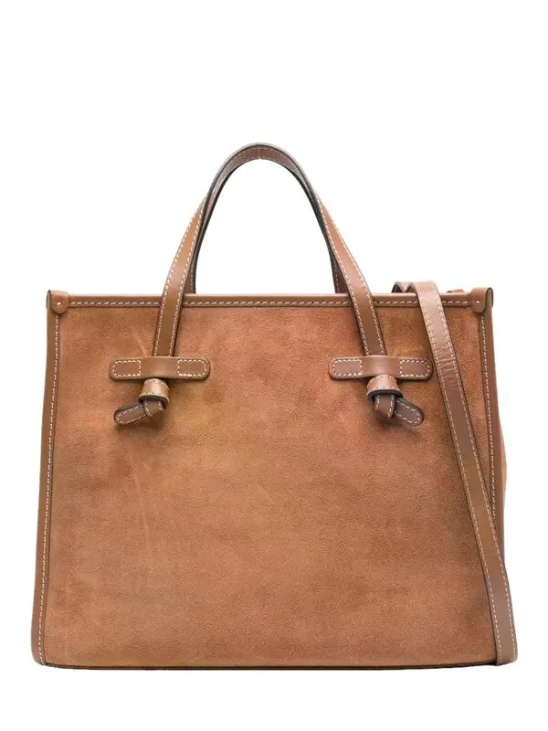 GIANNI CHIARINI Miss Marcella Tie-detail Tote Bag - Brown