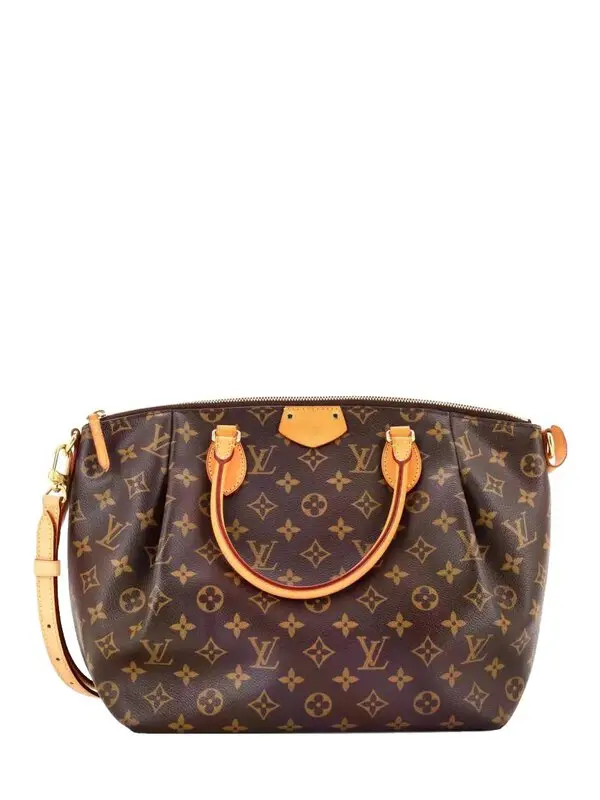 LOUIS VUITTON Turenne Handbag Monogram Canvas Mm Satchel - Brown