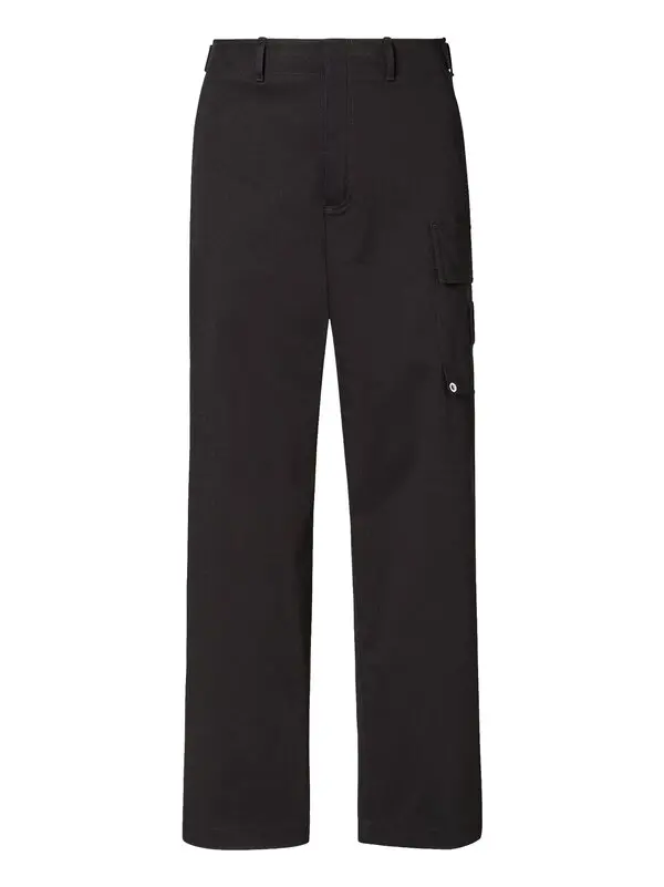 Fendi Cargo Pants With Logo - Black