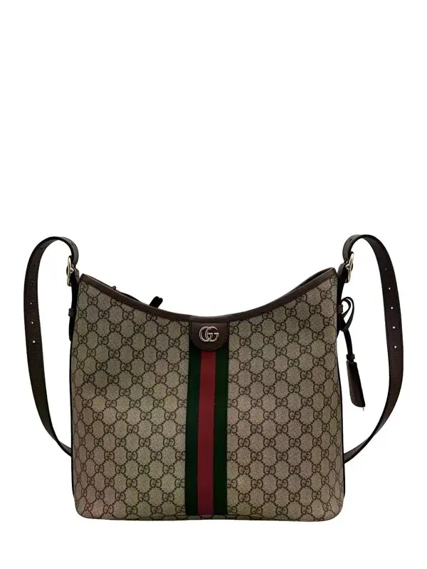 Gucci Ophidia Web-stripe Crossbody Bag - Neutrals
