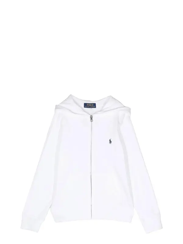 Polo Ralph Lauren Zipper Hoodie - White