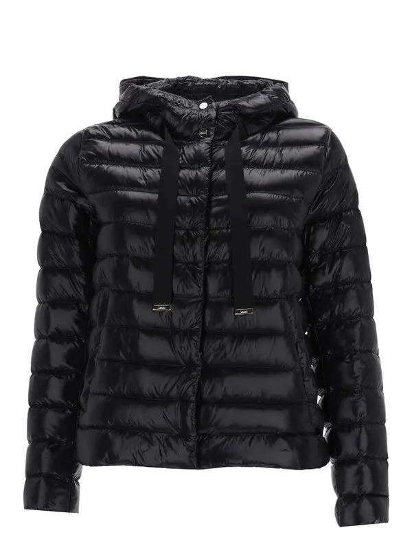 Herno Hooded Down Jacket - Black