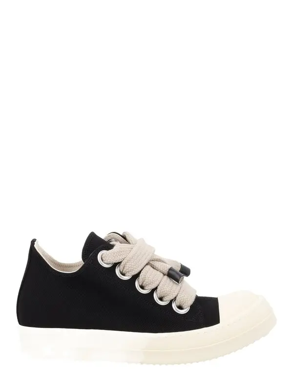 Rick Owens Jumbolace Low Sneaks Sneaker - Black