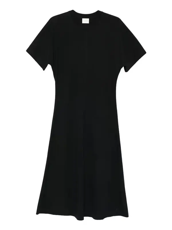 Closed Crew-neck T-shirt Midi Dress - Black